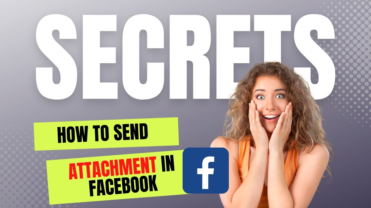 How to Send attachment on facebook with laptop or desktop (Easy ...