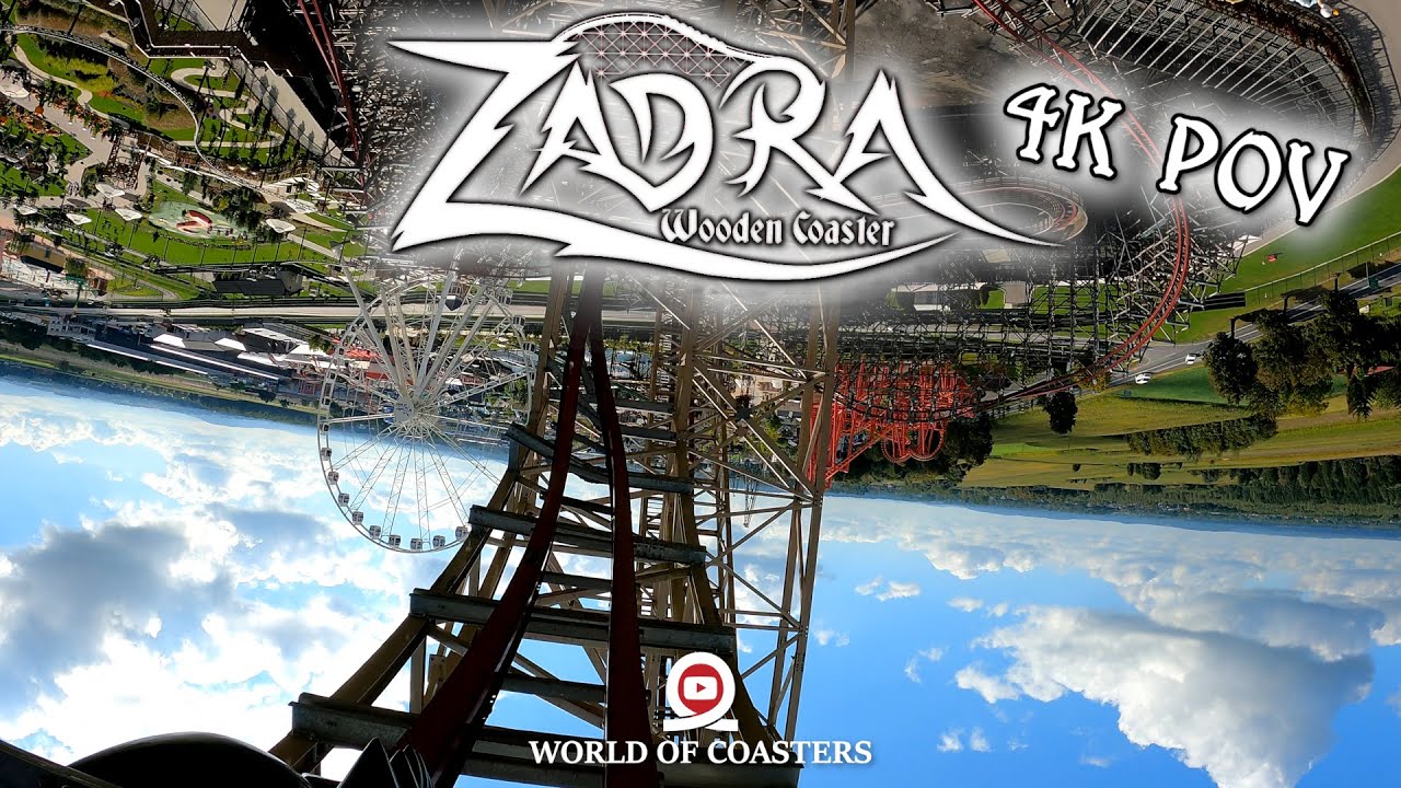 Zadra - 4K Front Row On ride POV (Energylandia) - YouTube