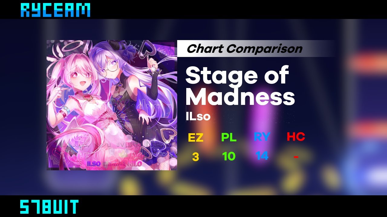 [RYCEAM | Chart Comparison] Stage Of Madness (EZ 3/PL 10/RY 14) - YouTube
