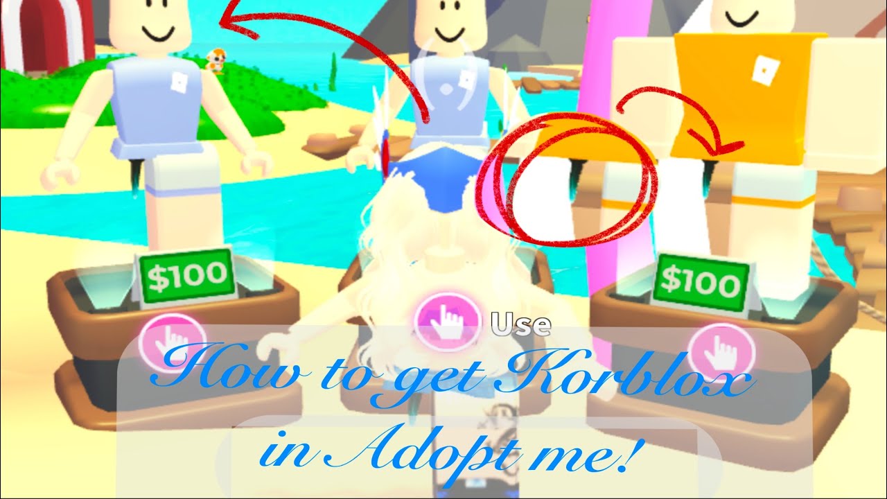 How to get korblox for all body types in adopt me!💁‍♀️💁💁‍♂️ - YouTube