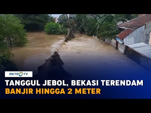 Tanggul Jebol, Perumahan Pondok Gede Permai Bekasi Terendam Banjir Hingga 2 Meter