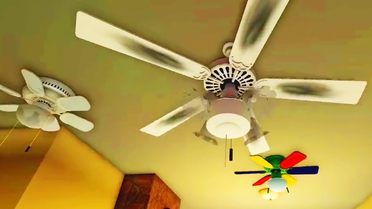 CASA ESCURA COM VENTILADORES POR TODO LADO | Ceiling Fans in Alot of ...