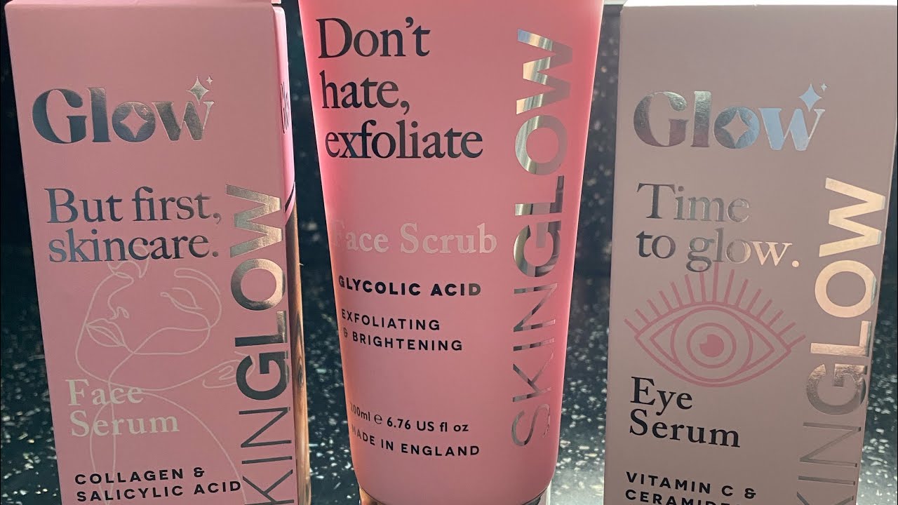 Testing the @HomeBargainsUK GLOW range 💕 - YouTube