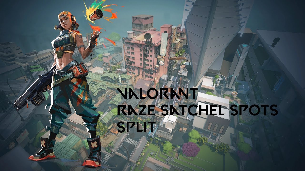 Raze Satchel Jumping Spots on Split in Valorant - YouTube