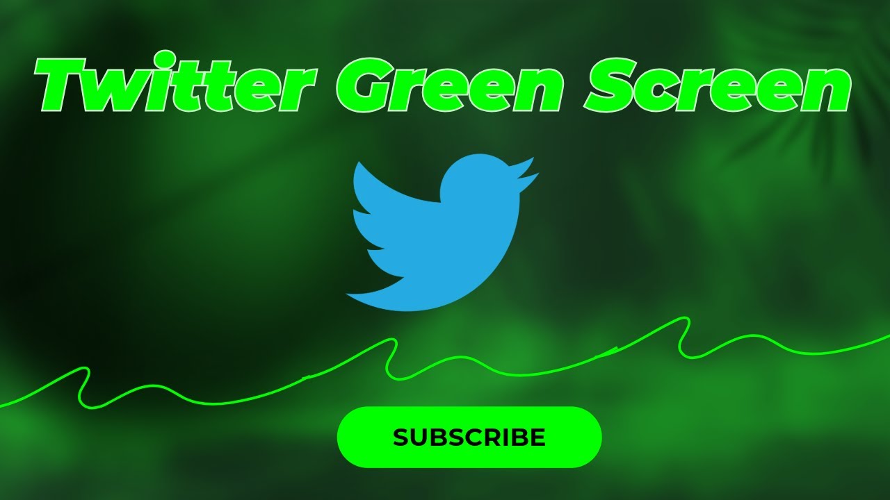 Twitter Green Screen #greenscreen #logo - YouTube