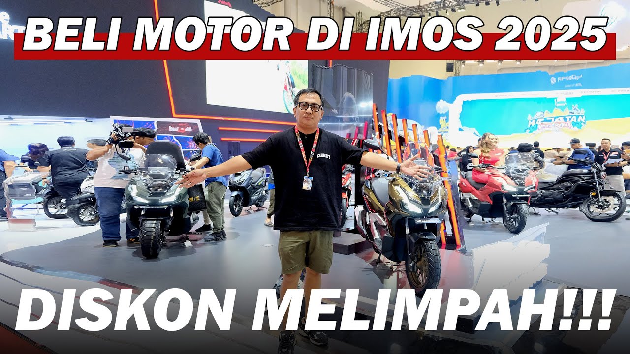 PROMO & DISKON MENARIK DI INDONESIA MOTORCYCLE SHOW - YouTube