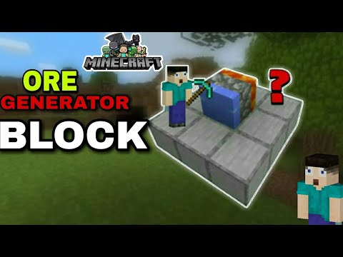 Ore generator block in minecraft #minecraft #new #andmanchannel - YouTube