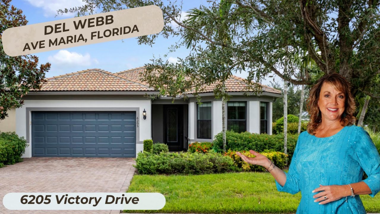Ave Maria, FL ~ Del Webb Golf Course View 2 Bedroom +Den - YouTube