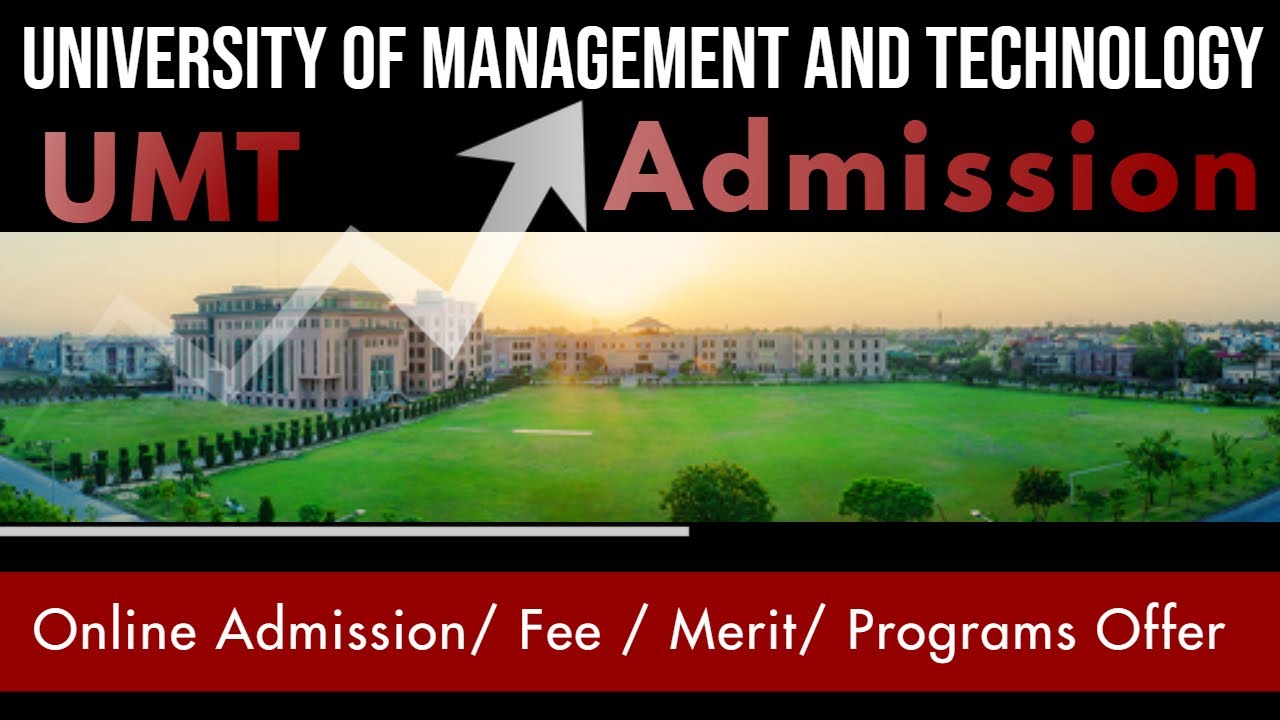 UMT University Admission 2020 | Online Applying Process - YouTube