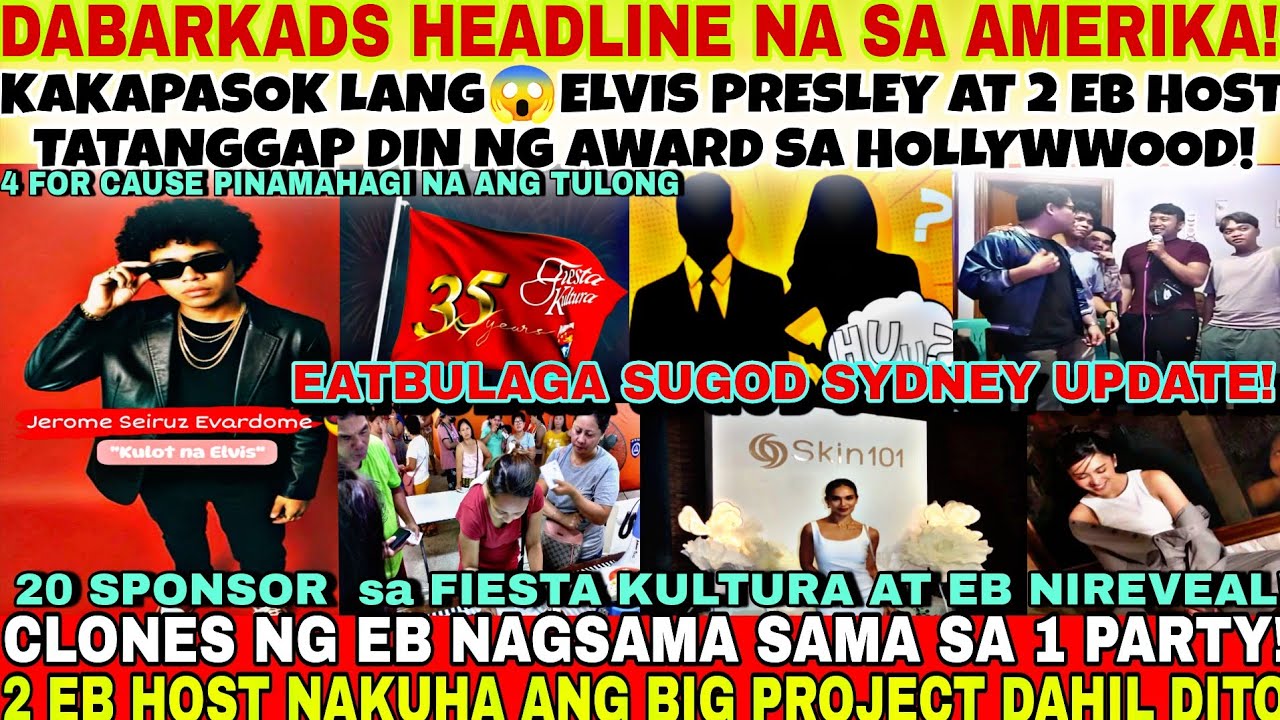 BINULAGA LAHAT😭ELVIS AT 2 EBHOST HEADLINE NA SA AMERIKA😱 COVER PA SA ...