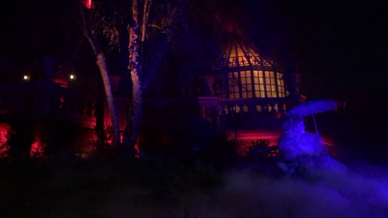 Walt Disney World Haunted Mansion ghost in the graveyard. - YouTube