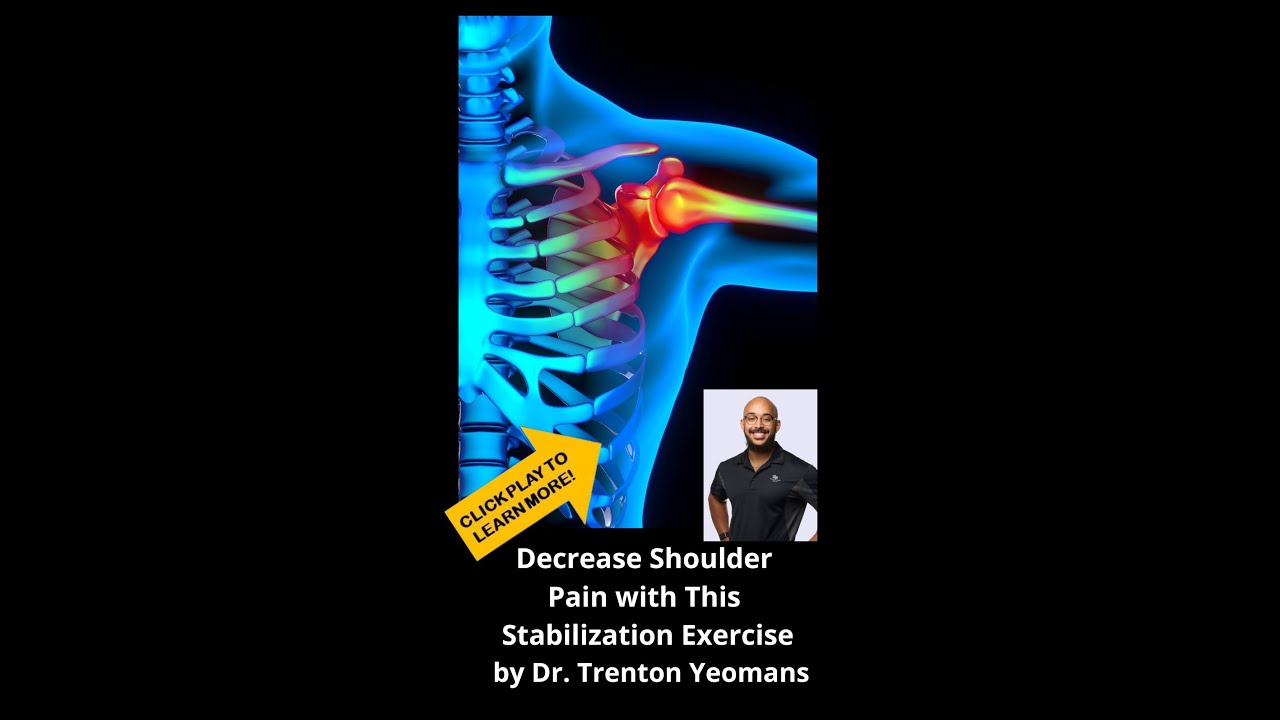 Decrease Shoulder Pain with This Stability Exercise by Dr. Yeomans - YouTube