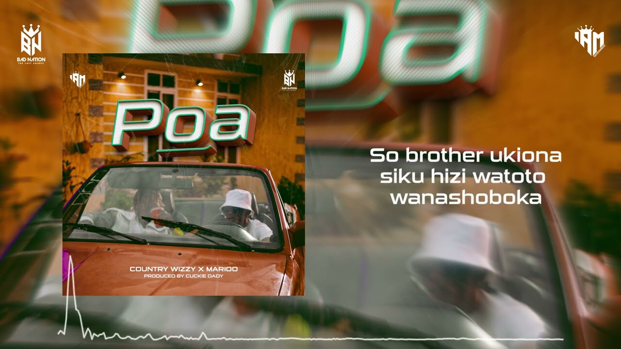 Country Wizzy Ft Marioo -Poa (Official Audio) - YouTube