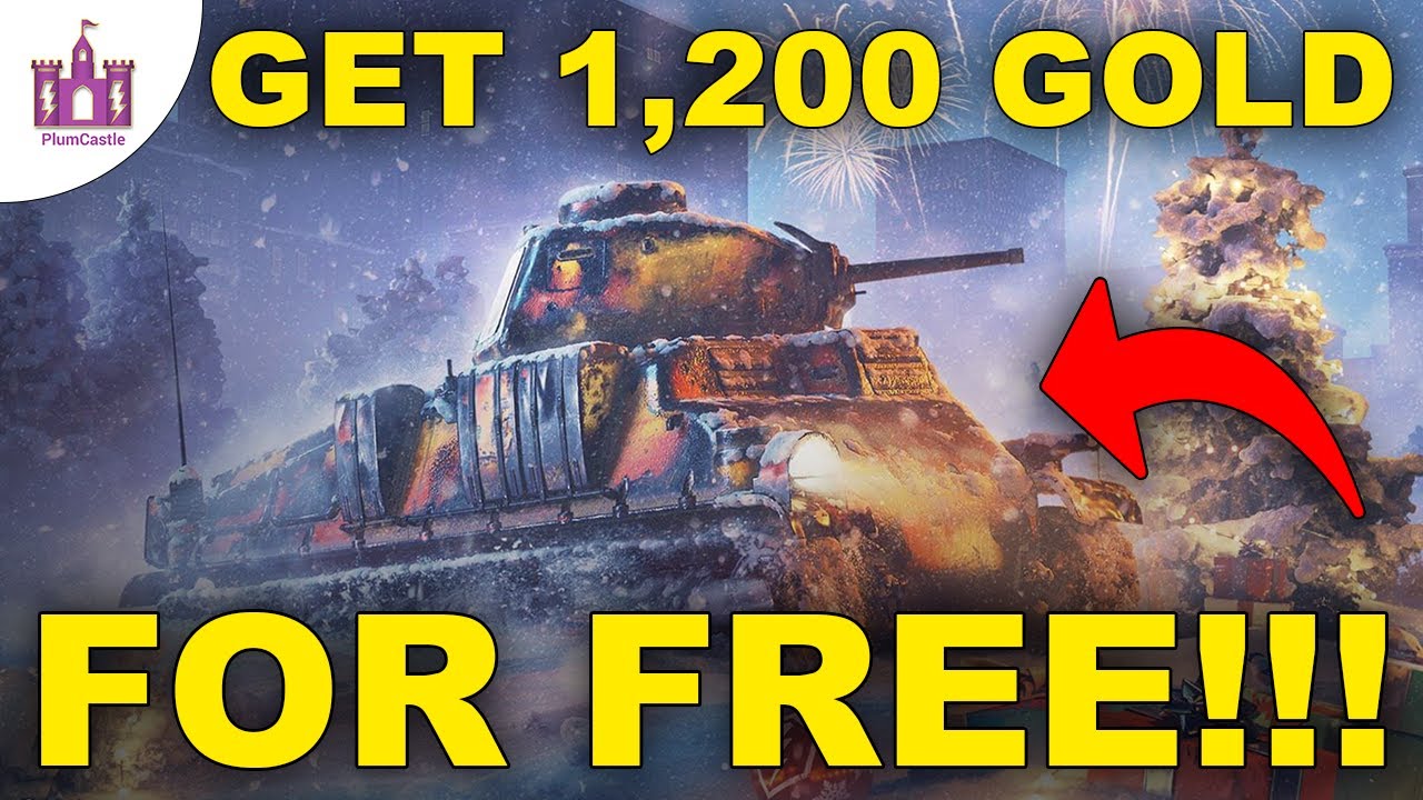 WoT Blitz | How to get 1200 gold completely FREE! - YouTube