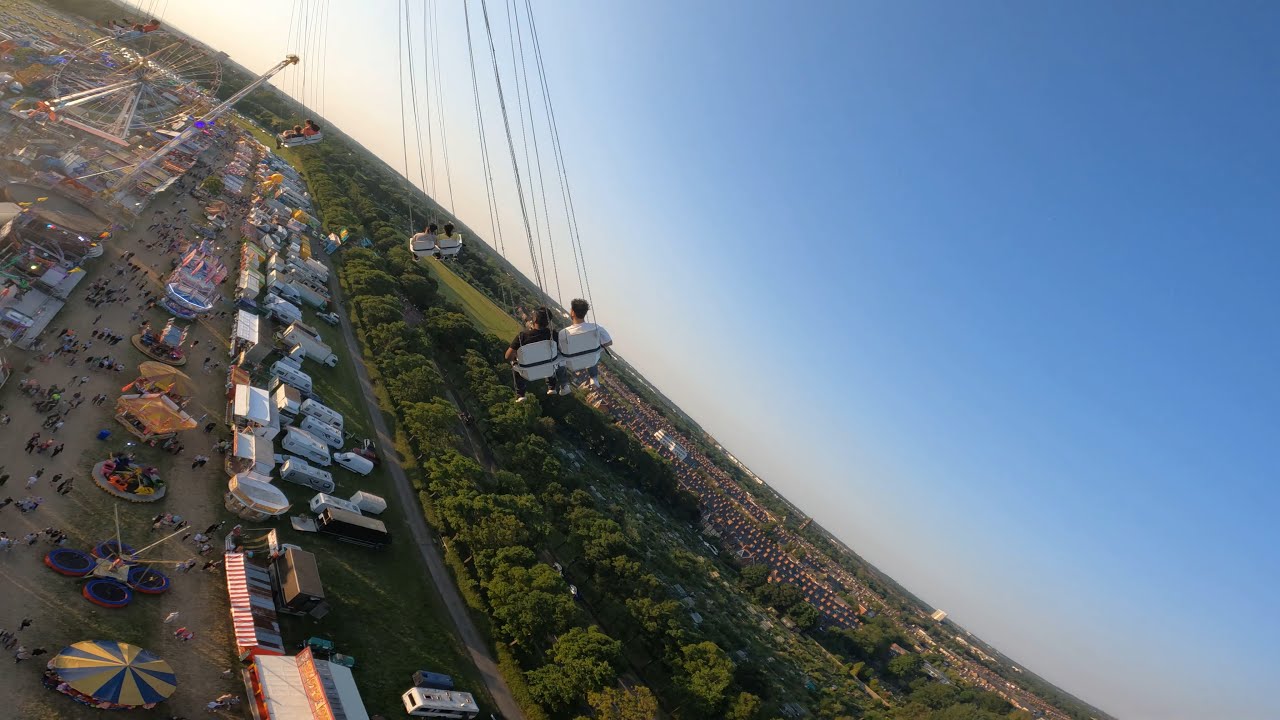 City Star Flyer (Abie Danter) On Ride The Hoppings Newcastle 2023 - YouTube