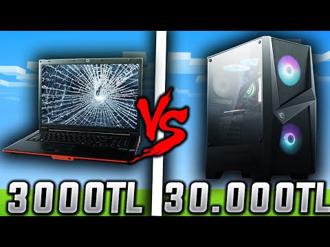 3000 TL BİLGİSAYAR VS 30.000 TL BİLGİSAYAR - minecraft craftrise bedwars