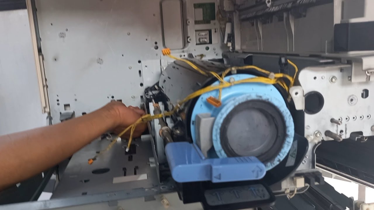 Melepas Unit hopper toner ir 4570 - YouTube