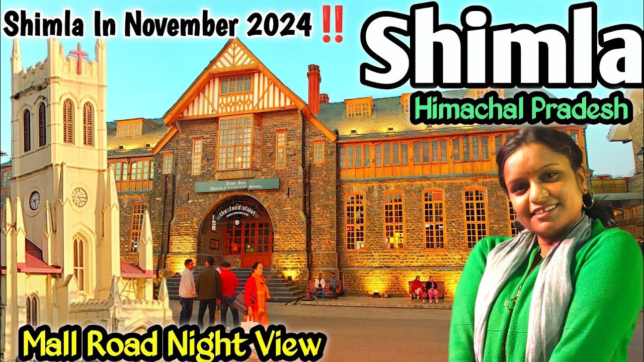 shimla | Mall Road Shimla | night view | scandal point shimla | Shimla ...