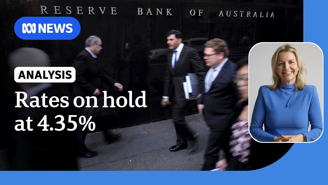 Reserve Bank keeps interest rates on hold at 4.35 per cent | ABC News ...