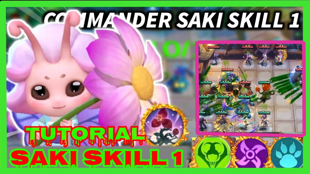CARA MAIN COMMANDER SAKI SKILL 1 DI META MAGIC CHESS EVOLUSI 2022 ...