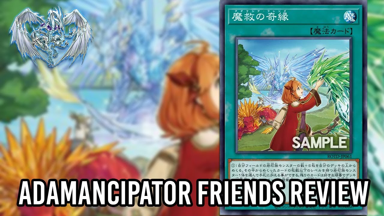 Yu-Gi-Oh! New Adamancipator Friends Card Review - Is this Card any good ...