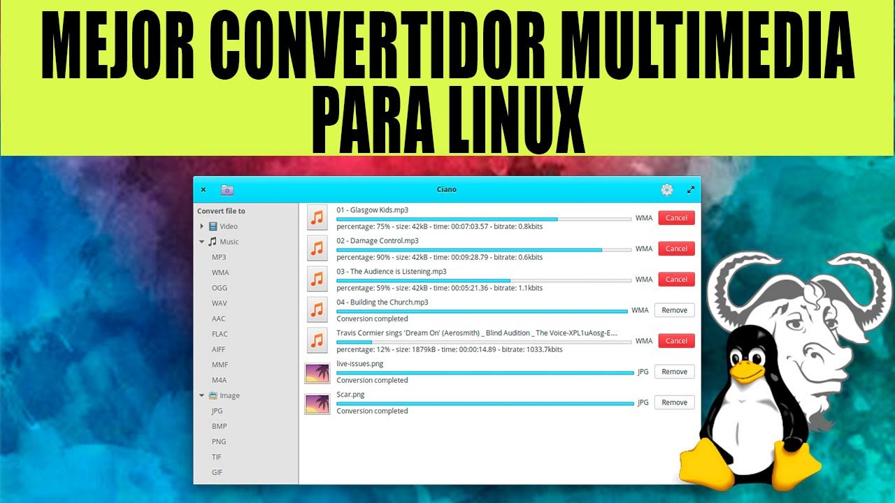 MEJOR CONVERTIDOR MULTIMEDIA PARA LINUX - YouTube