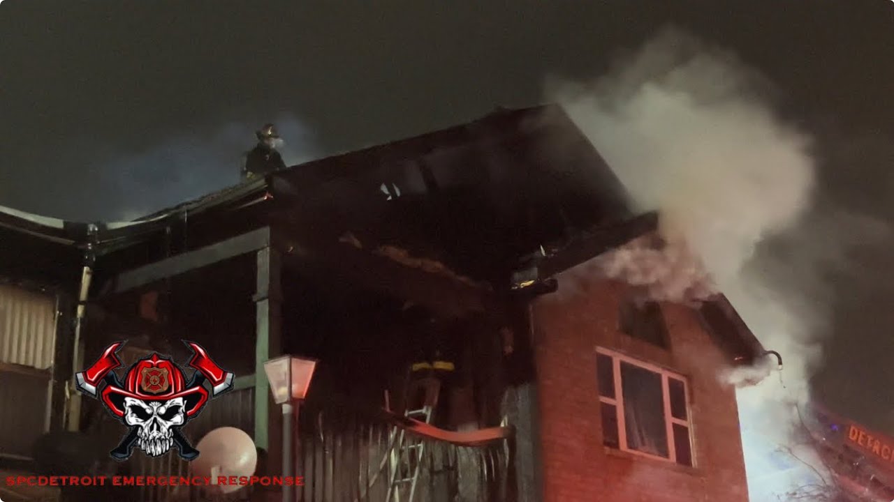 Detroit Fire Department COMMERCIAL BOX ALARM SCENE - YouTube