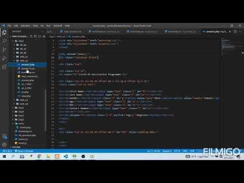 Web Programming practical Question Sessions 12 - YouTube