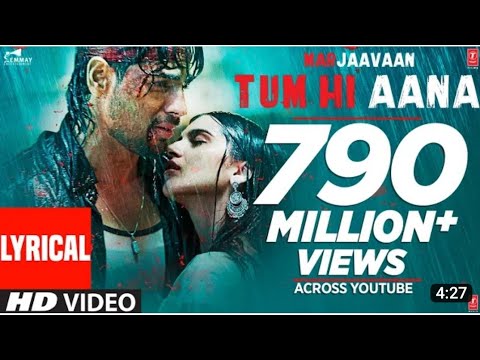 Lyrical: Tum Hi Aana | Marjaavaan Riteish D, Sidharth M, Tara S |Jubin Nautiyal,Payal Dev ...
