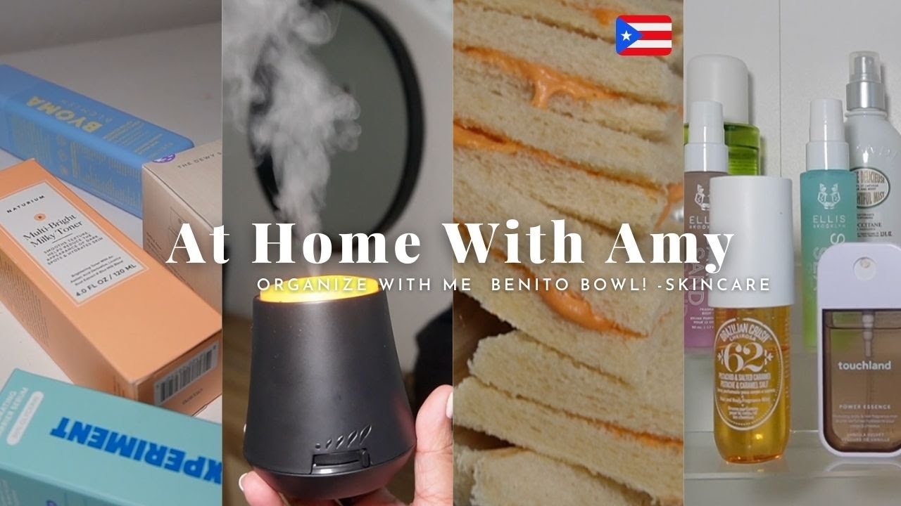 AT HOME WITH AMY VLOG 🏠 LIFE LATELY, CLEAN WITH ME, GIRL TIME, BENITO ...