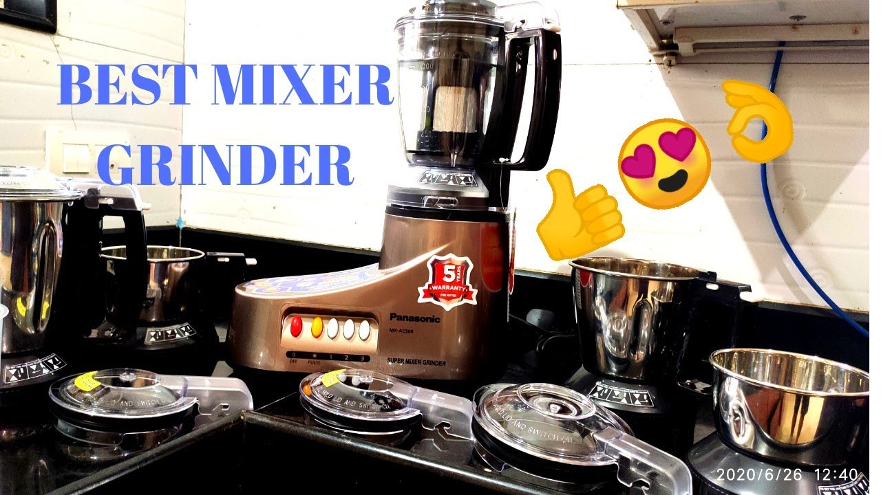 Panasonic MX AC 560 mixer grinder unboxing and review | Kannada Vlog ...
