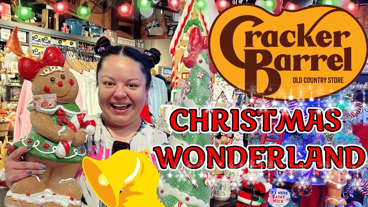 CRACKER BARREL CHRISTMAS🎄 WONDERLAND! BEAUTIFUL GINGERBREAD + MORE😍 ...