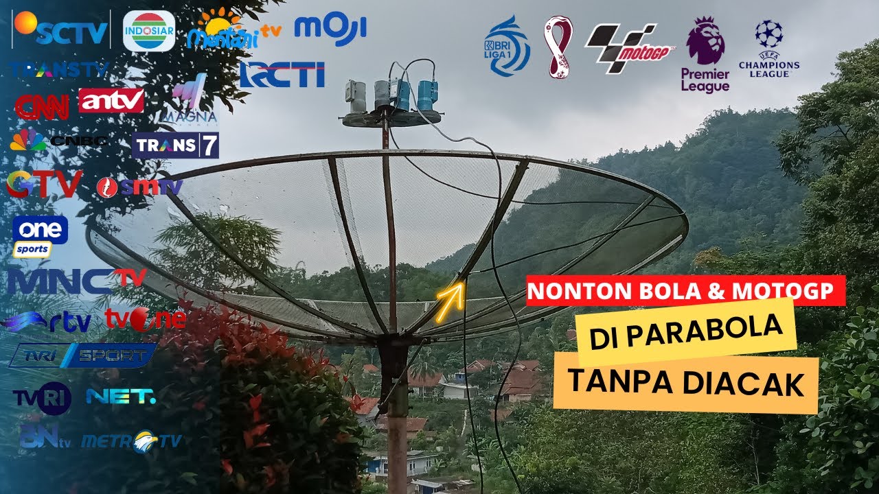 Tips Agar Nonton Bola, GP, MNC GRUP Di Parabola Tanpa Di Acak - YouTube