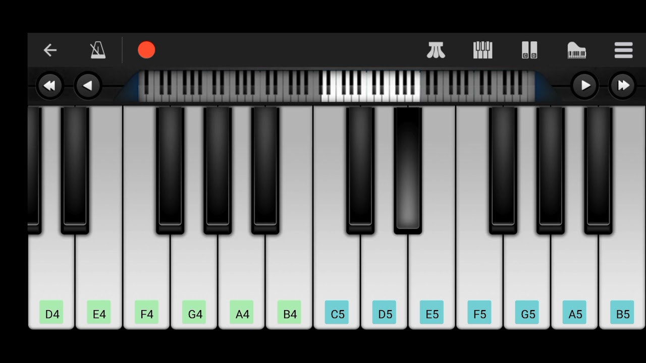 Oh Oh Jane Jaana Song BGM Piano Keyboard Tutorial - YouTube