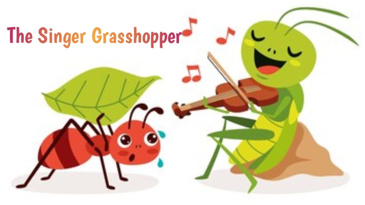The Lazy Grasshopper| Kids Stories | Moral Stories| Bedtime stories ...