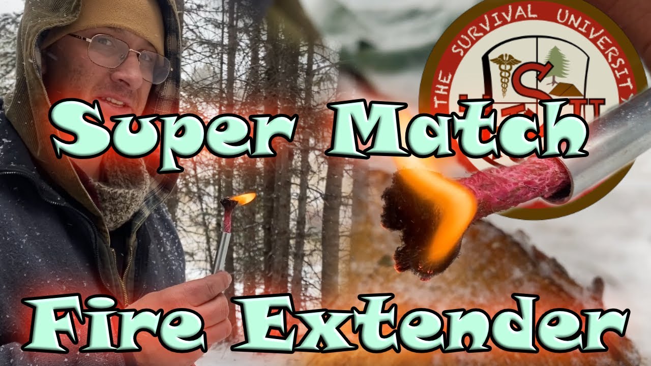 Super Match Fire Extender - How to make a long burning match for an ...