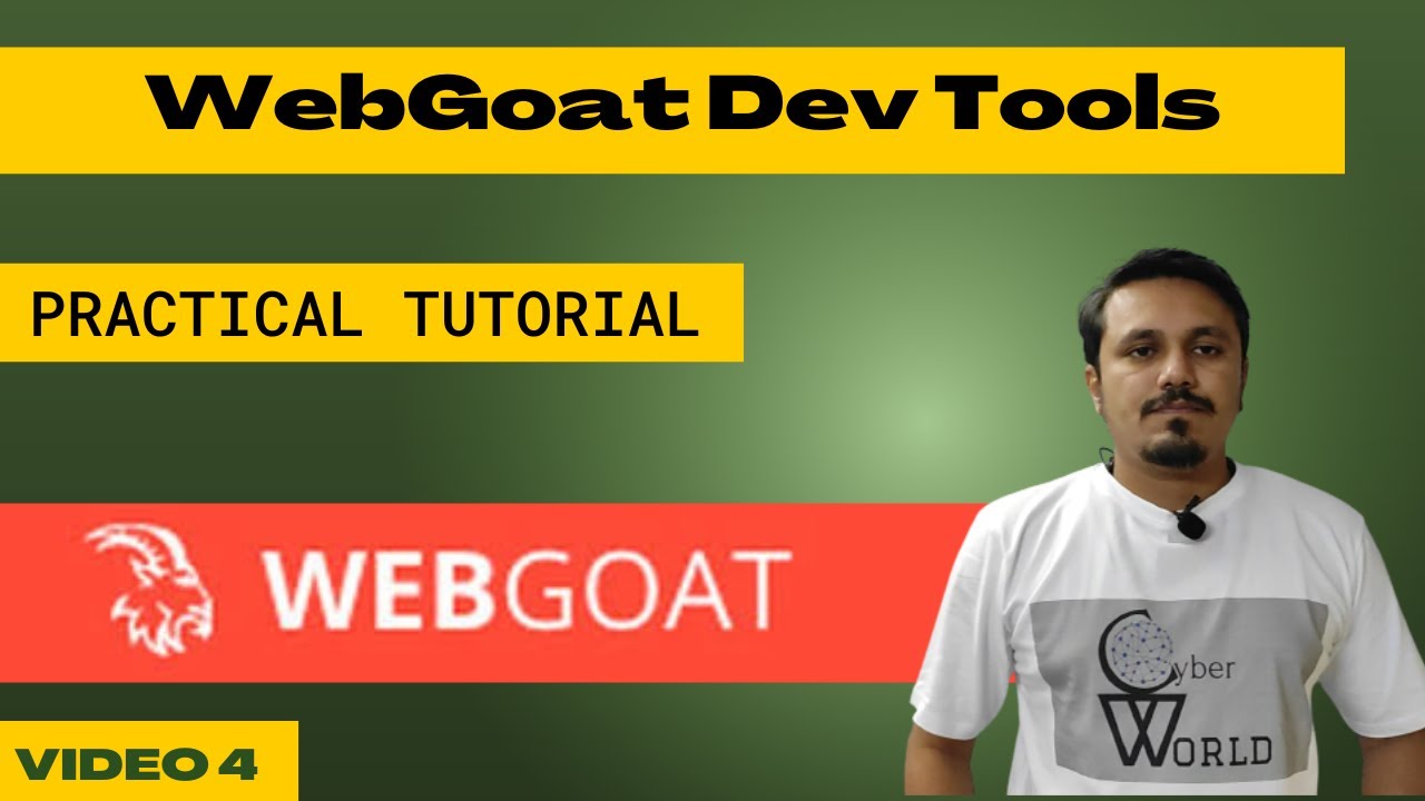 webgoat developer tools || webgoat tutorial || Bug Bounty || Cyber World Hindi - YouTube