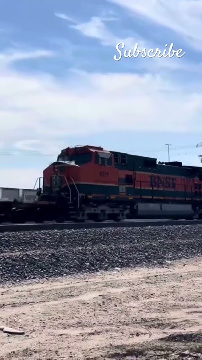 Power To Spare! KCS, BNSF HU 1 & 2 Power! BNSF Bare-tables Train. Single Stack Utility Spine ...