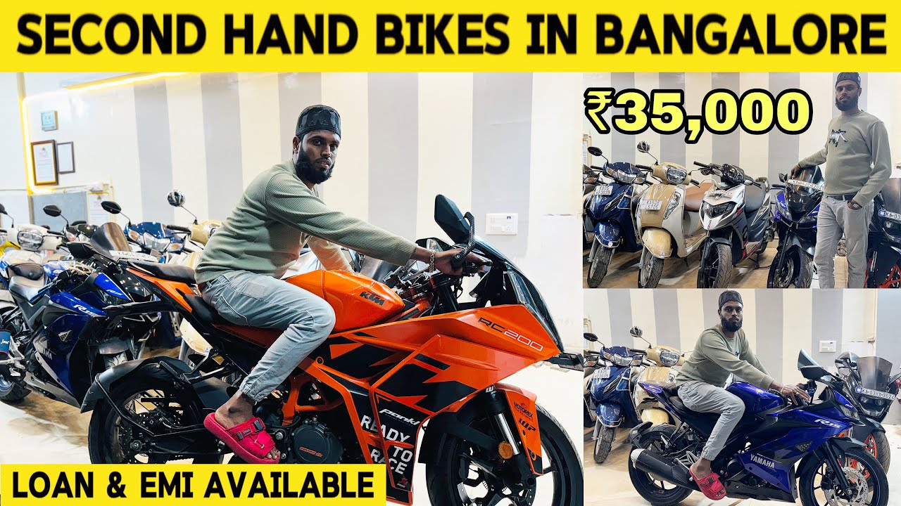 ₹35,000 Second Hand Bikes In Bangalore😱 | Best Used Bikes Showroom Sale ...