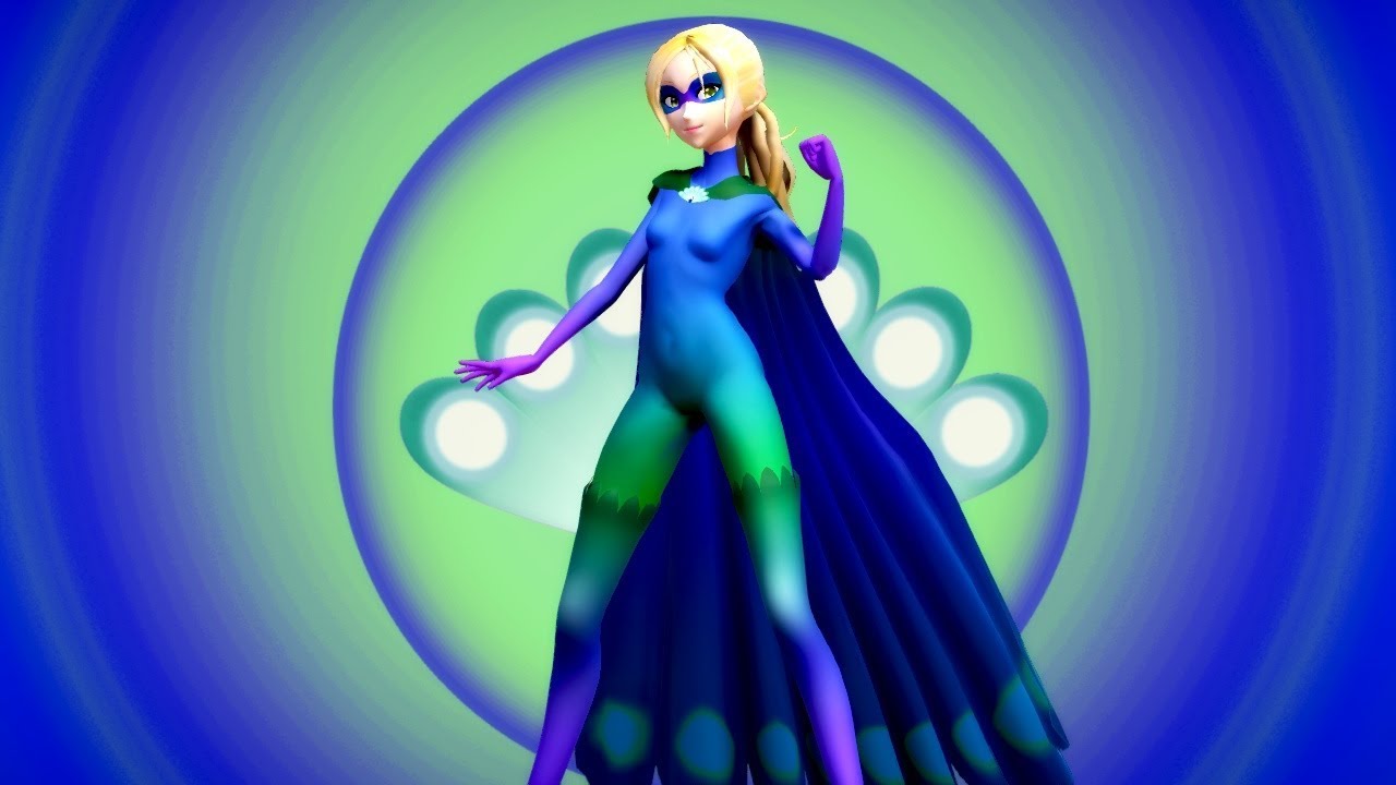  Miraculous Ladybug Le Paon Transformation Emilie Agreste fan