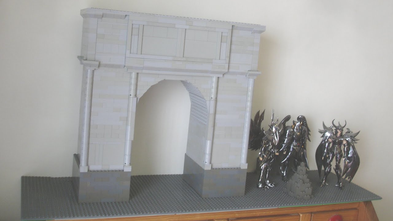 Lego Hell's Gate and Saint Seiya Judges of Hell Myth Cloth MOC - YouTube