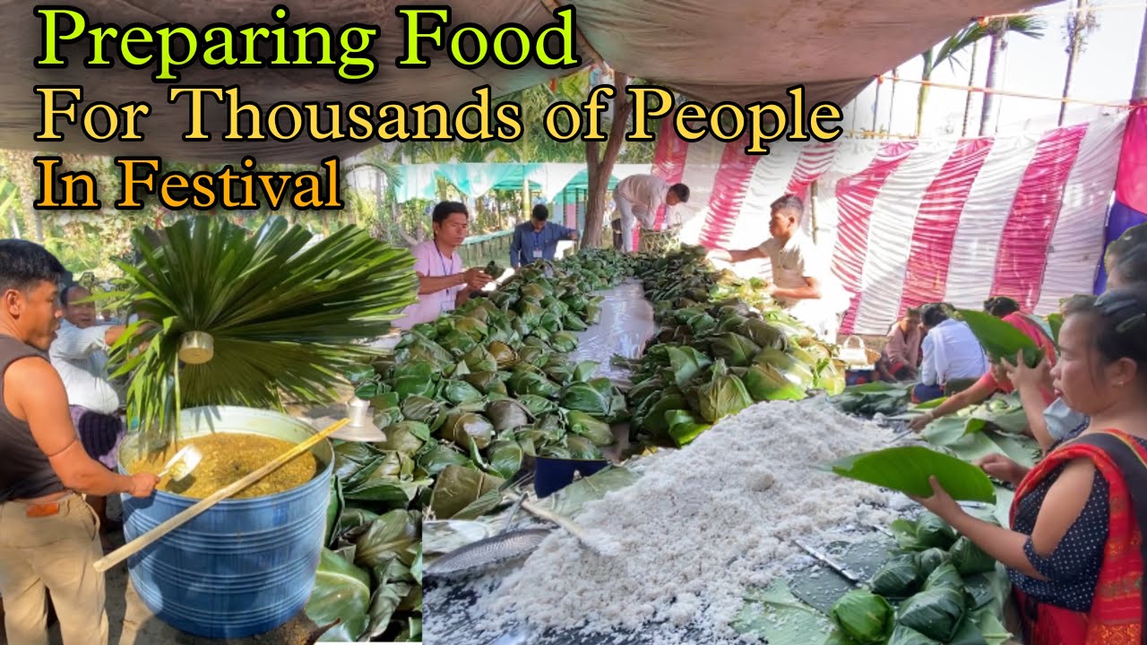 Preparing Food for Thousands of People in Festivals || Local Organic ...