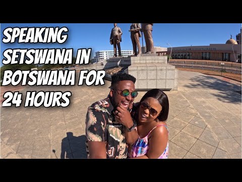 Speaking Setswana In Botswana For 24 Hours | VLOGTOBER - YouTube