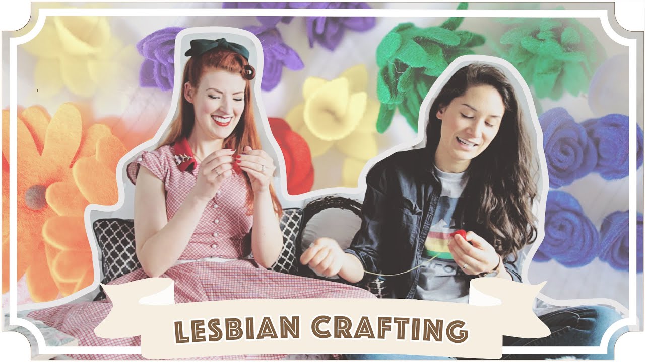 Lesbian Crafting with Jessie and Claud // AD - YouTube