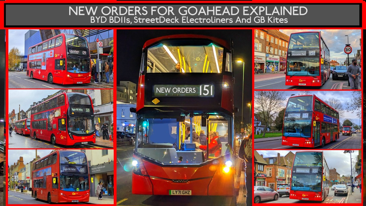 NEW LONDON BUS ORDERS For Routes 129, 151 & 320 *EXPLAINED* (BYD BD11s ...