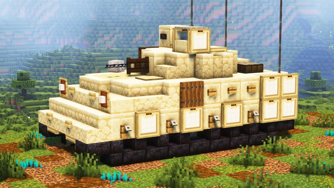 M2A2 Bradley fighting vehicle in minecraft - YouTube