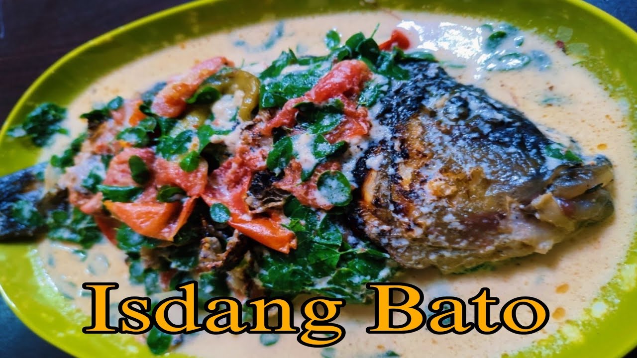 Isdang Bato inihaw saka ginataan ang sarap - YouTube