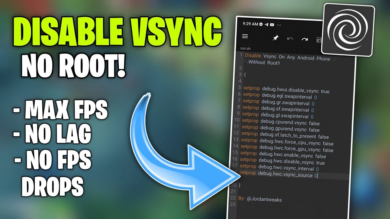 📈 How To Disable VSYNC on Any Android Devices - WITHOUT ROOT! | Smooth ...