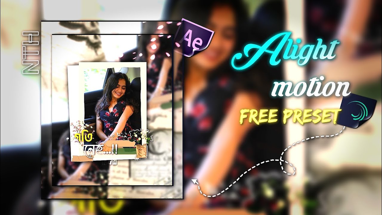 Thik emon ebhabe Alight motion vs after effects simp edit 💐|| Bengali ...