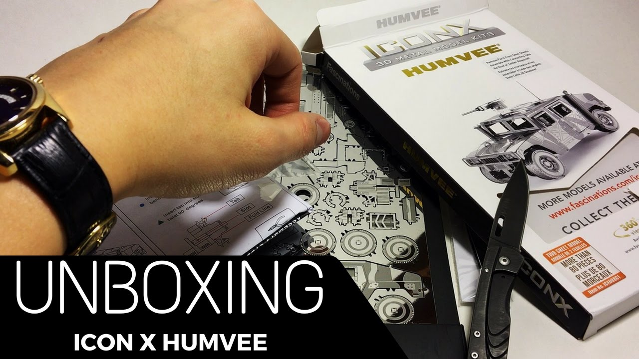 Full Metal Military Humvee ICON Unboxing - YouTube